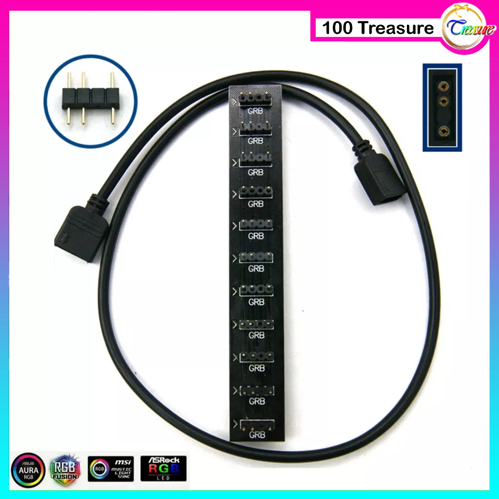 GIGA Motherboard AURA Adapter Cable For Gigabyte RGB FUSION 4Pin 12V ...