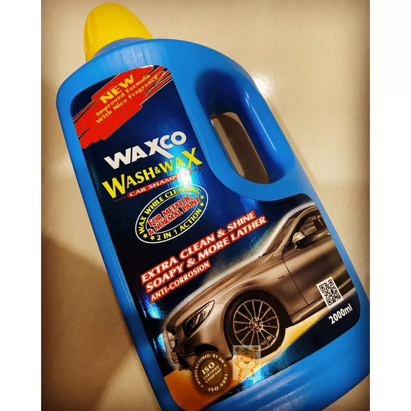 WAXCO Wash & Wax Car Shampoo 2000ML | Shopee Malaysia