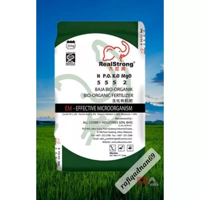 5KG REPACK Baja Semaian Separa Organik Stabil Subur Fasa Daun ...