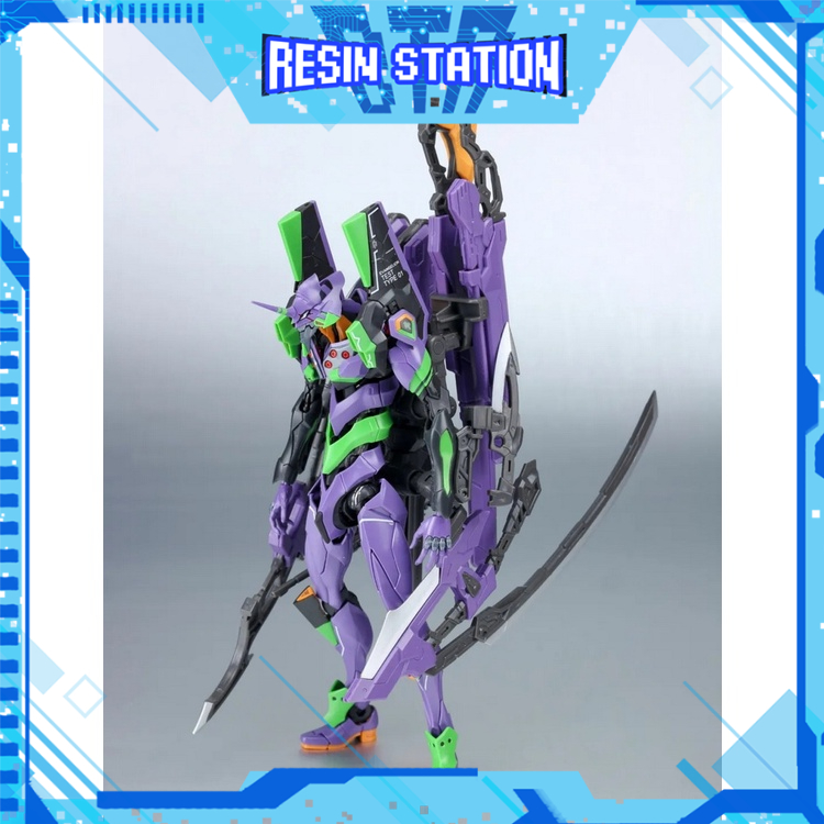 Model Build RG Eva Evangelion Unit 01 DX Weapon System Neon Genesis ...