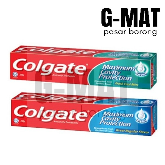 Colgate Anticavity Toothpaste 250G Regular/Cool Mint | Shopee Malaysia