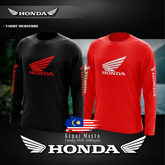 HONDA TSHIRT MICROFIBER | KAIN JERSI MOTORSPORT TSHIRT COOLFIT DRY-FIT ...