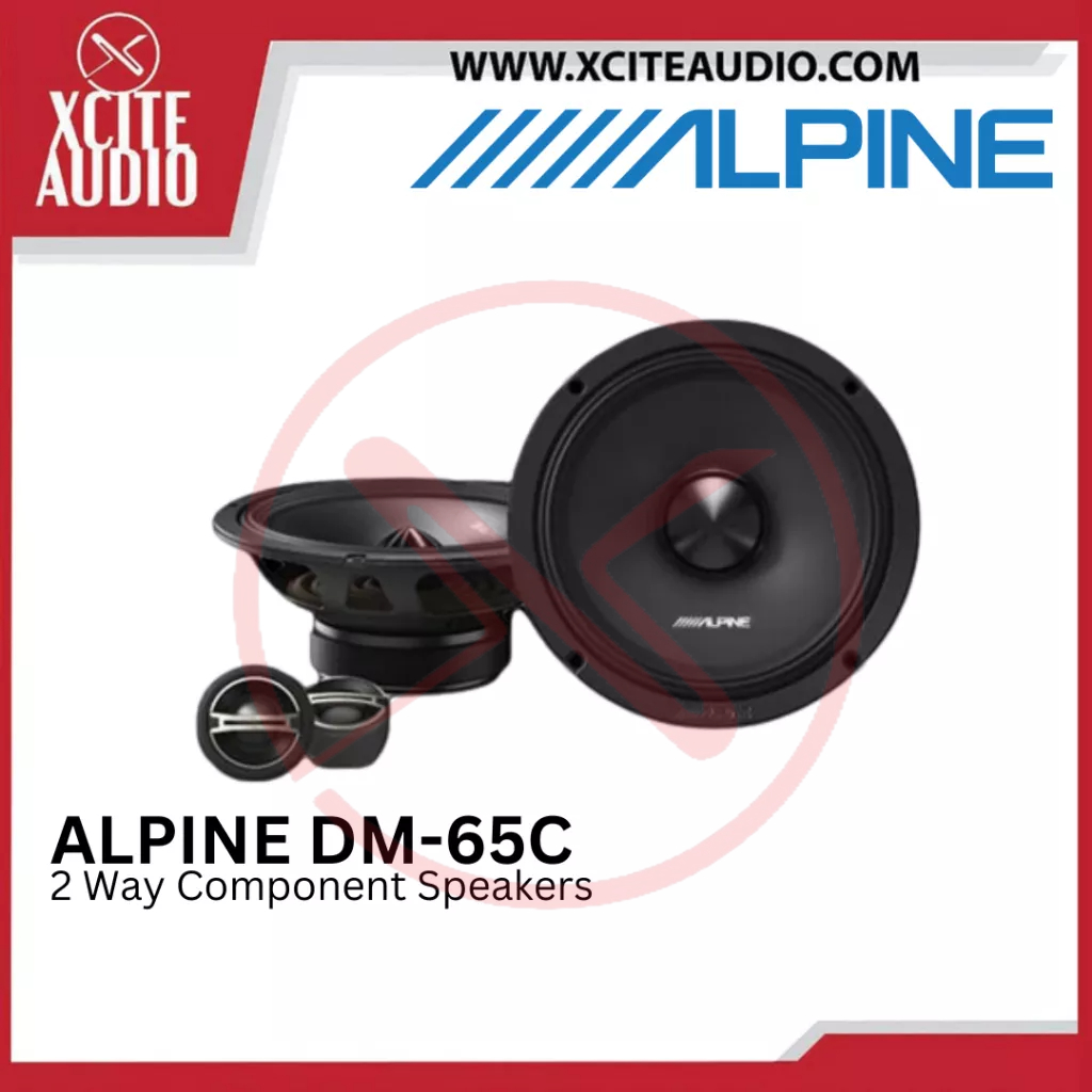 Alpine DM-65C 6.5 Inch 2-Way Component Speakers | 100% Original Alpine ...
