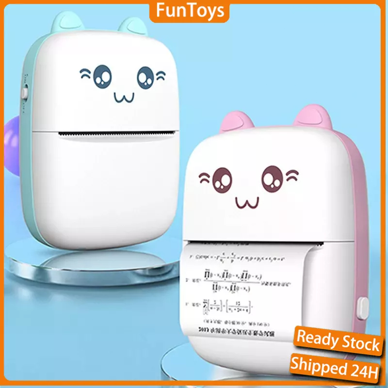 【Local stock】 mini Portable Thermal Printer Mobile Printer Photo ...