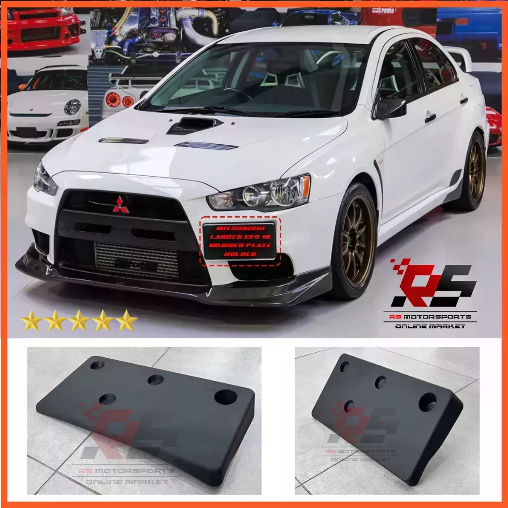 🔥READY STOCK🔥Mitsubishi Lancer Evo 10 Number Plate Holder🔥DESIGN A ...