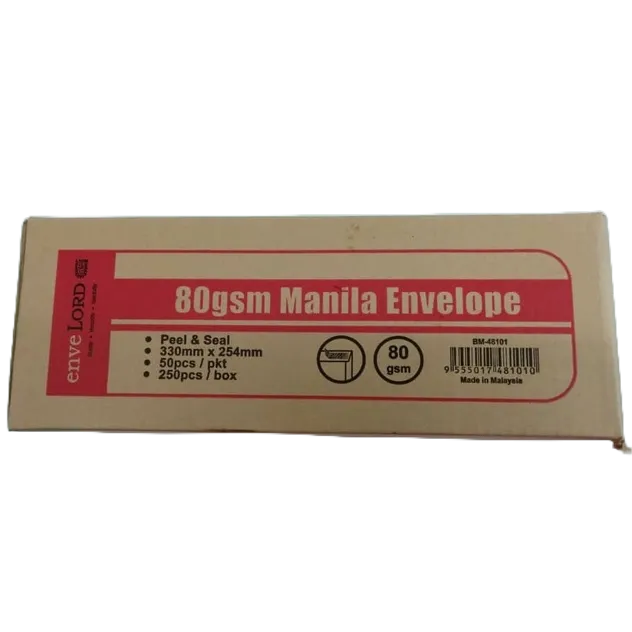 LION FILE 80Gsm Brown Manila Envelope 10 X 13 250pcs/Box (P&S) | Shopee ...