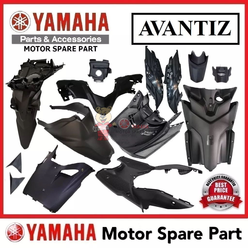 YAMAHA AVANTIZ INNER SET 15 KEPING 0 COMPLETE INNER HITAM SEBAM COVER ...