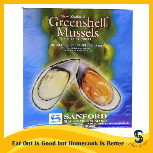 Mussel 1/2 Shell New Zealand 800GM/PKT(Above RM130, JB: Free Delivery ...