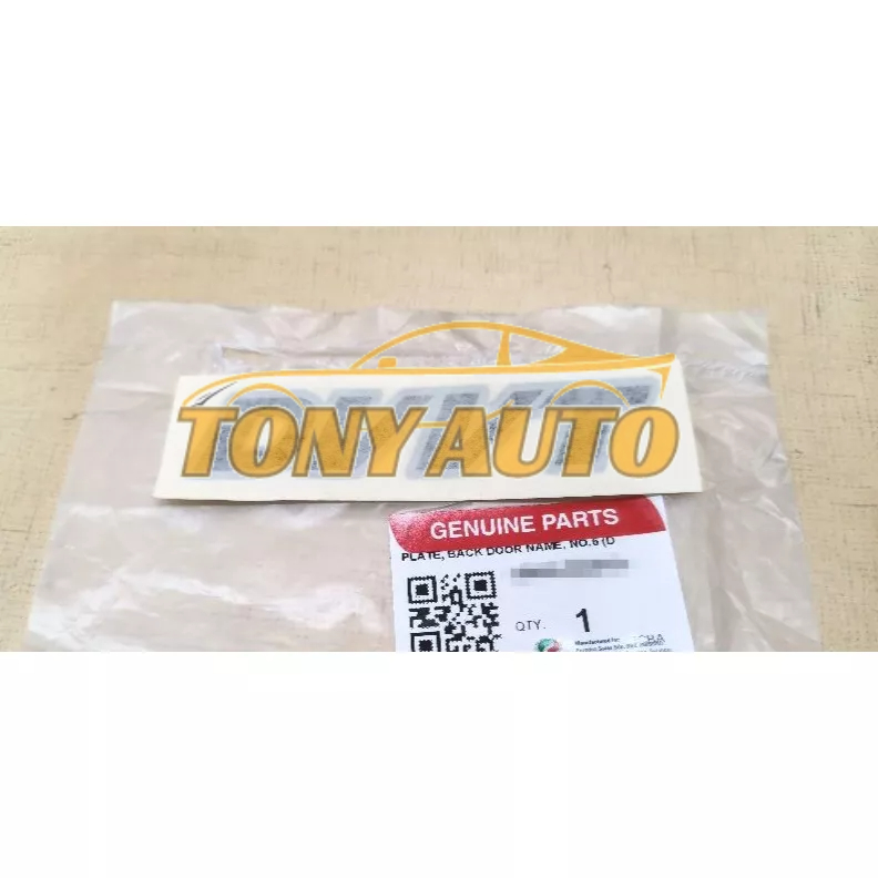 PERODUA MYVI ALZA VIVA ORIGINAL REAR WINDSCREEN DVVT STICKER EMBLEM ...