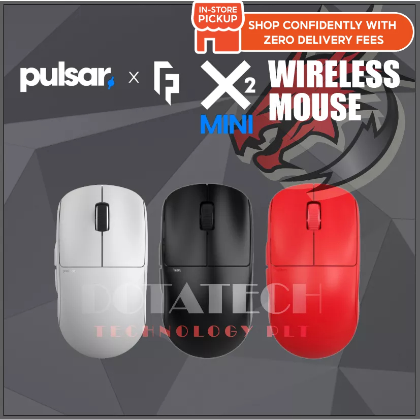# Pulsar X2 Mini Wireless Gaming Mouse # [BLACK/WHITE/RED/PINK/FOUNDER ...
