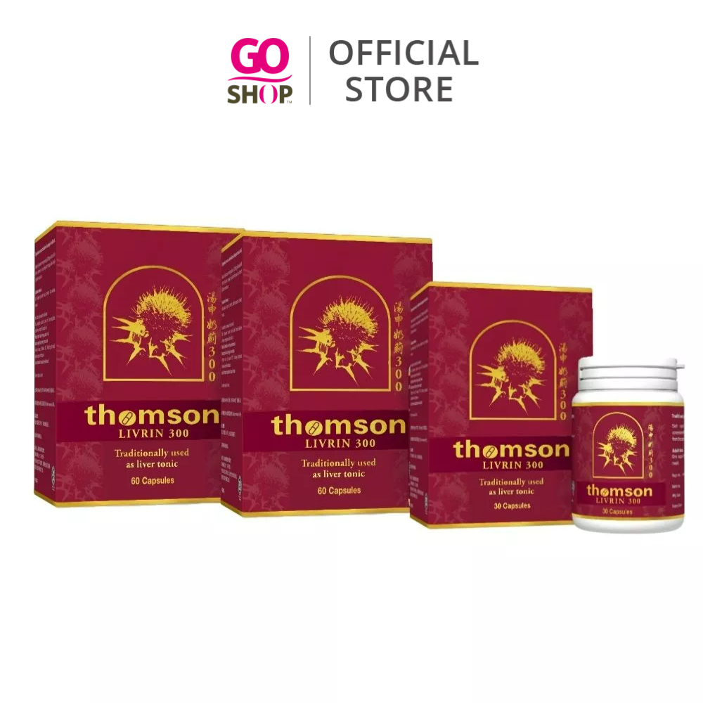 Thomson Livrin 300 Used as Liver Tonic (2 x 60 Capsules & 1 x 30 ...