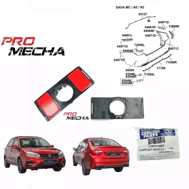 ORIGINAL PROTON SAGA VVT 2019~2022 REAR BUMPER REVERSE SENSOR COVER ...