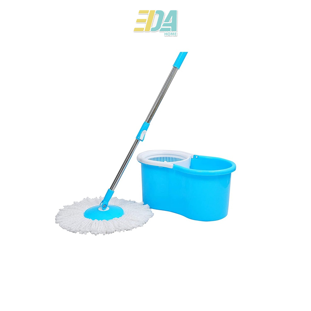 360 Magic Spin Mop with Microfiber Mop Cloth Stainless Steel Handle ...