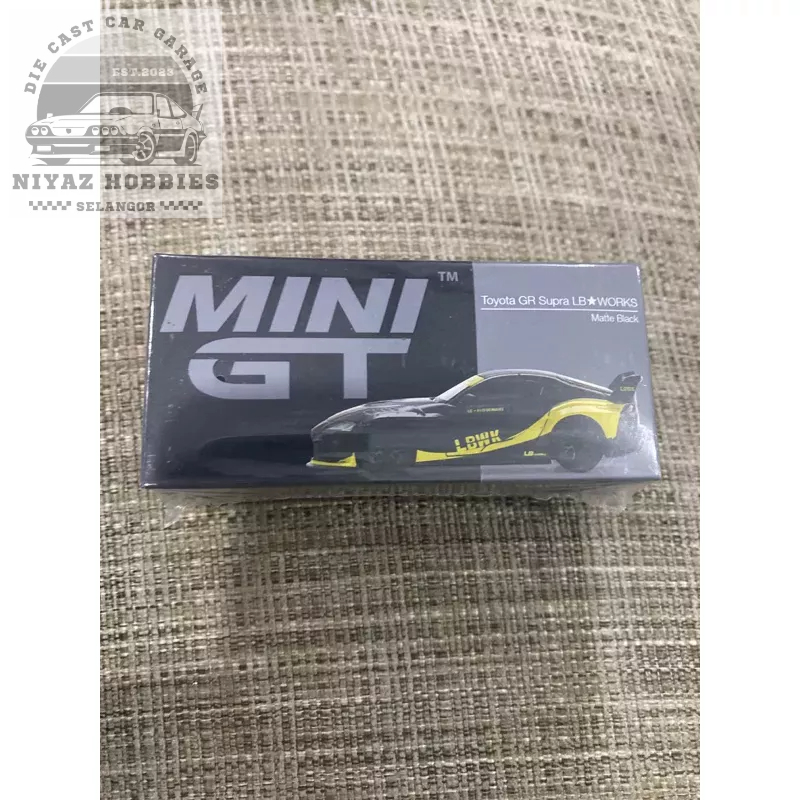 MINI GT #472 Toyota GR Supra LB-Works Matte Black RHD | Shopee Malaysia