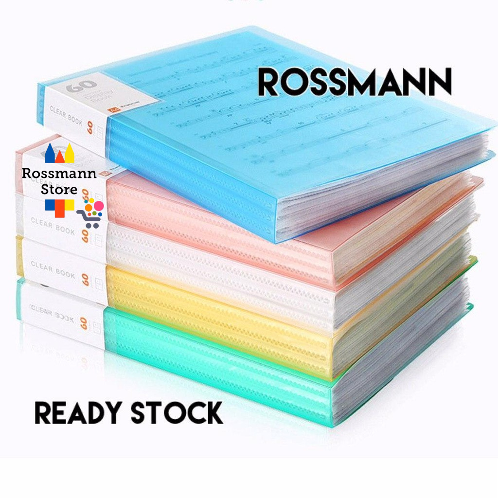 🔥(Ready Stock)Display Book 10/ 20/30/40/60/80 Pockets File Folder ...