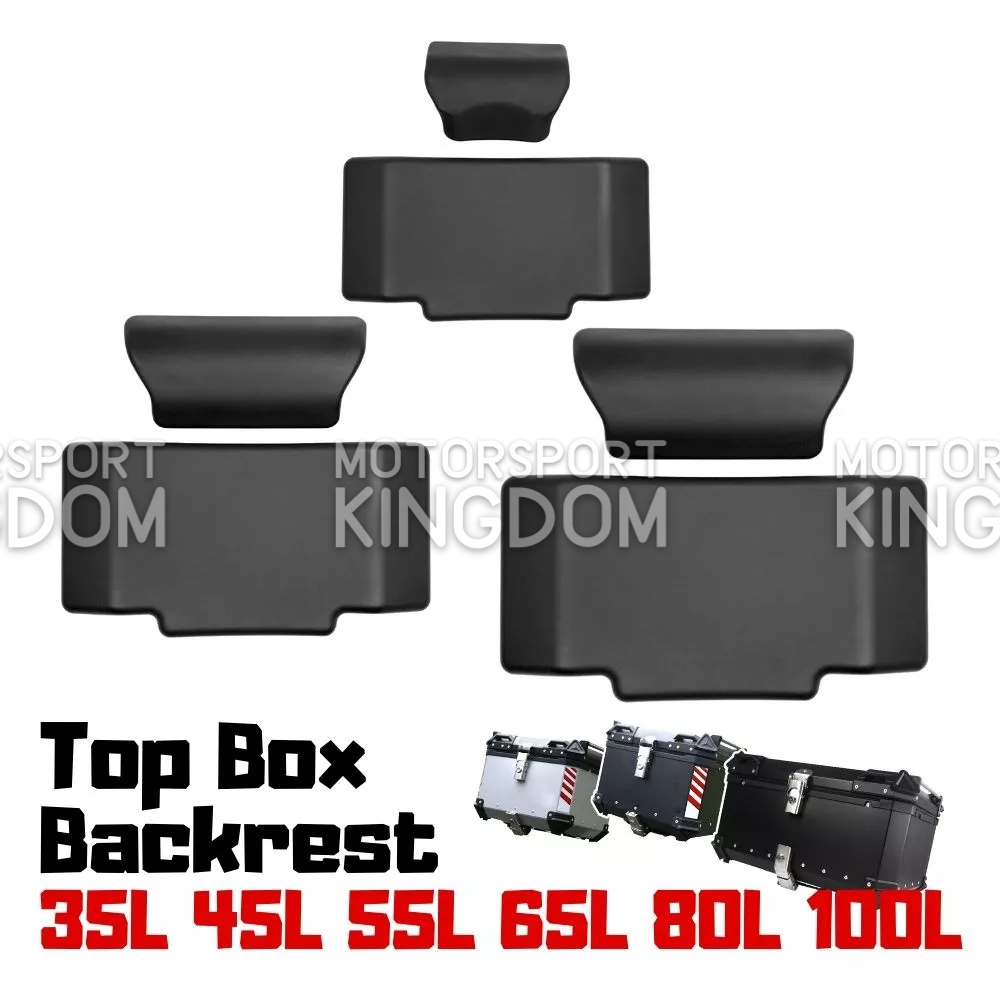 Motorcycle Top Box Backrest Pad Heavy Duty Cushion for 35L 45L 55L 65L ...