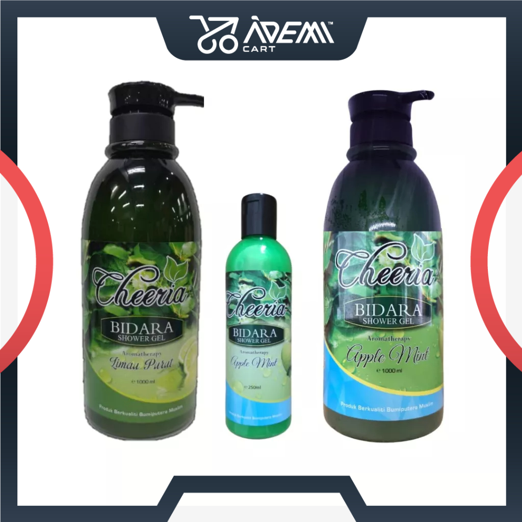 ADEMI Gel Mandian Bidara Cheeria 1000ml 250ml Aroma Terapi Sabun Bidara ...