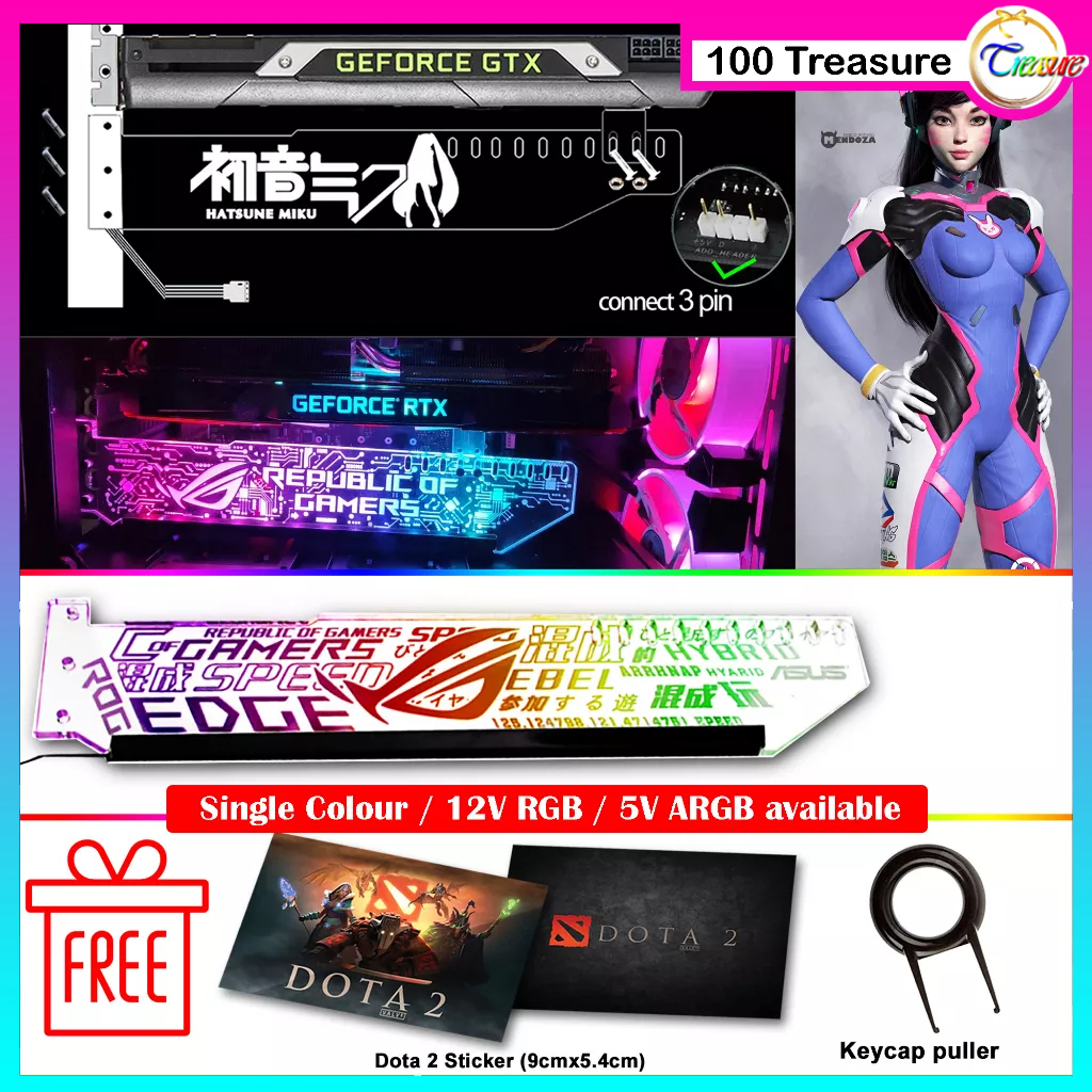 CUSTOMISE Graphics Card Holder GTX Bracket AMD GPU holder GPU Supporter ...
