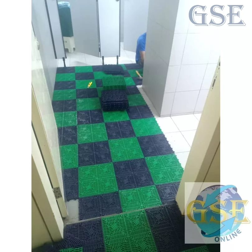 Jubin Lantai PVC Bersatu untuk bilik mandi, tandas dan kawasan lembap ...