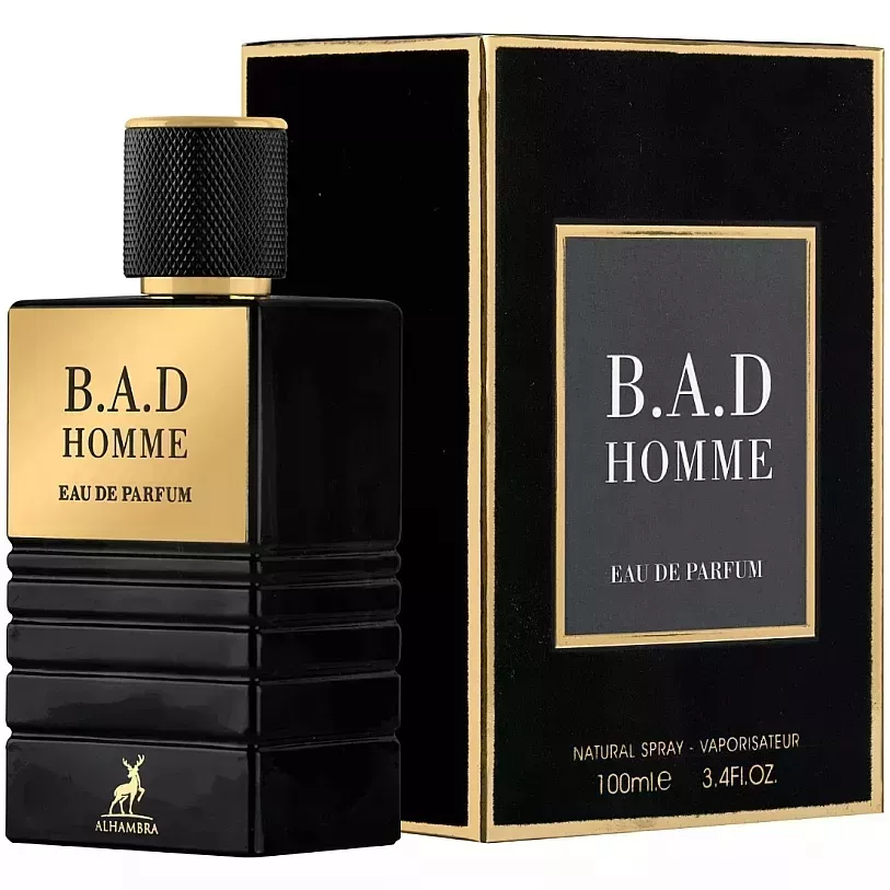 BAD Homme Man Alhambra B.A.D Homme Eau De Parfum 3.4 oz for bad home ...