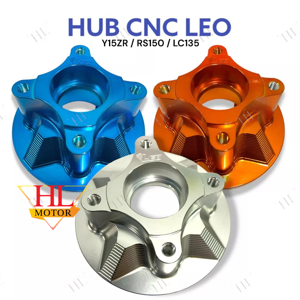 RACING WHEEL HUB LEO CNC 3D Alloy Forged Sprocket Hub Yamaha LC135-4S ...