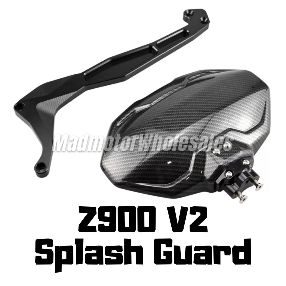 Kawasaki Z900 V2 2023 Z900 V1 Splash Guard Water Transfer Carbon Fiber ...