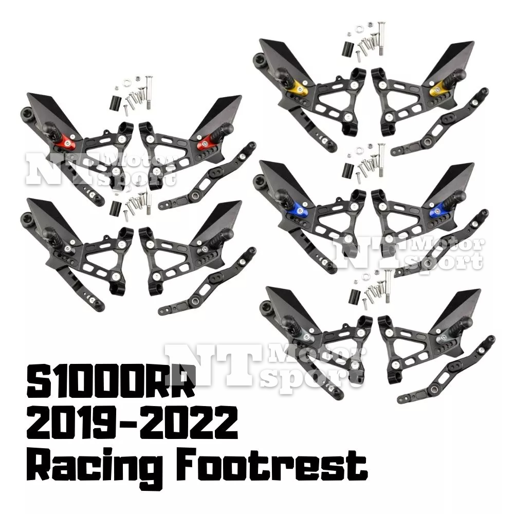 BMW S1000RR 19-22 Racing Footrest Solid Aluminum CNC Sturdy Adjustable ...