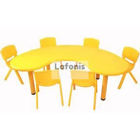 (Lafonis) Plastic Arc Table Yellow | Shopee Malaysia