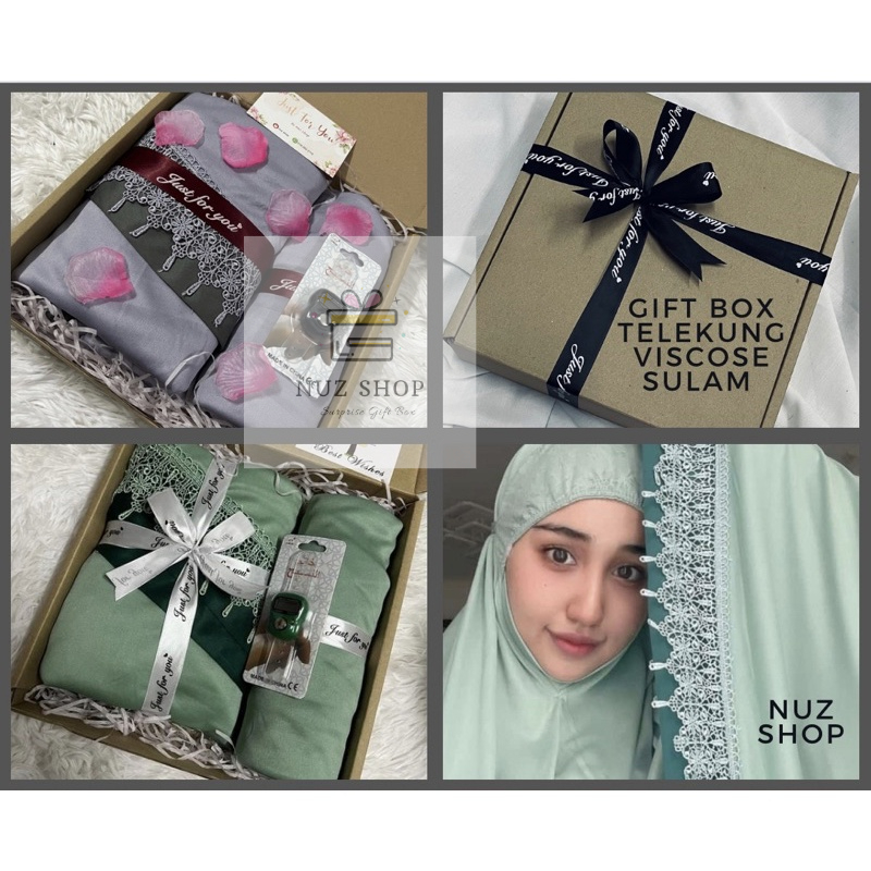 SET GIFT BOX TELEKUNG VISCOSE SULAM PREMIUM SURPRISE GIFT TELEKUNG ...