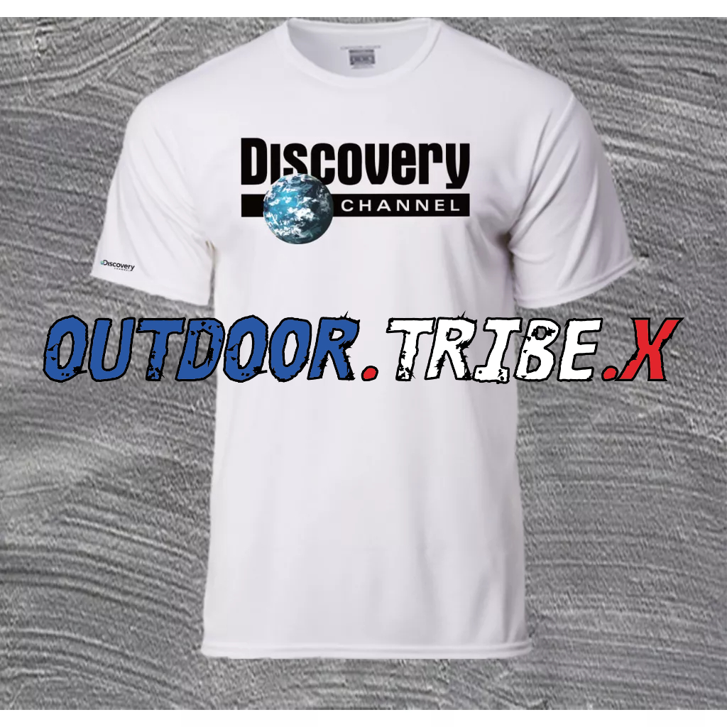 DISCOVERY CHANNEL Hiking and Trail Running Outdoor Drifit Shirt (DISC 2 ...