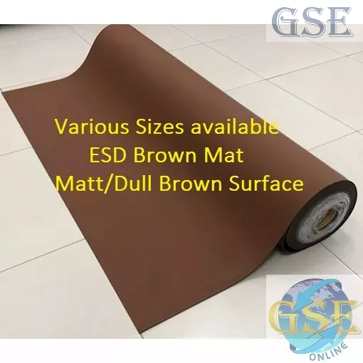ESD Mat, Brown, Loose Sheet, 2mm Thickness, Anti-static Brown Table Mat ...