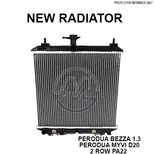 RADIATOR PERODUA BEZZA 1.3 MYVI D20 2016'' TANGKI AIR KERETA BEZZA 1.3 ...