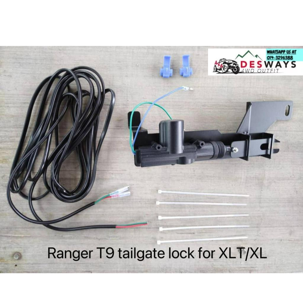 Ford Ranger T9 Wildtrak, XL/XLT Power Tailgate Lock (POP & LOCK ...