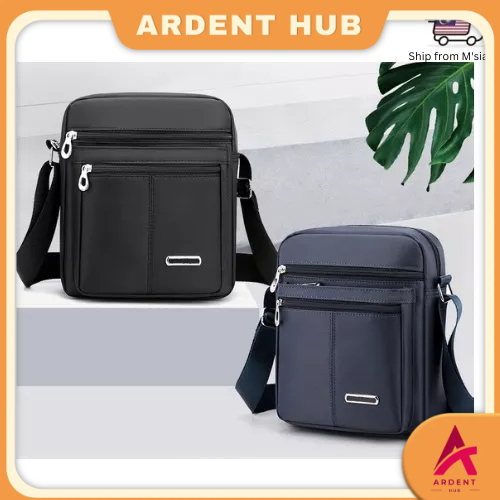 Men Sling Bag Fit 10 Inch Tablet Large Size Water Resistant Multi ...