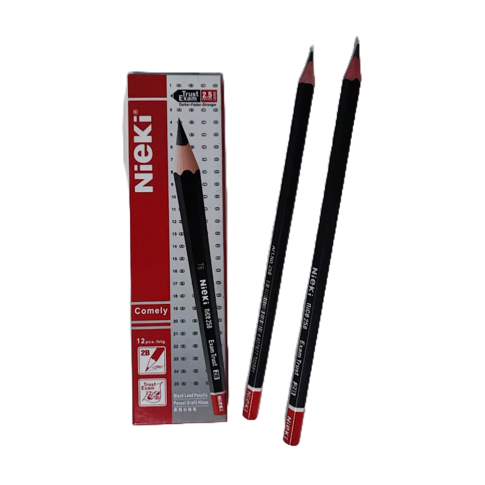 2B NIEKI Exam Grade Pencil (12's) | Shopee Malaysia