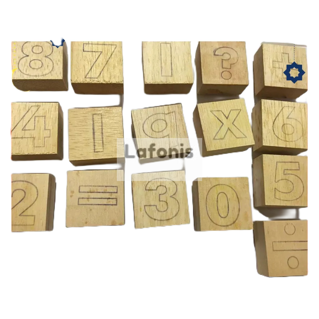 (Lafonis) Wooden Chop Numbers(8*15*10cm) | Shopee Malaysia