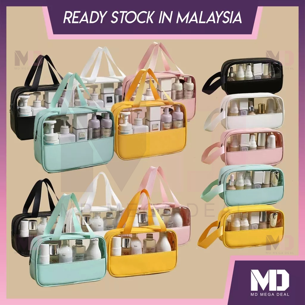 《Mega Deal》Modern Cosmetic Bag Wash PU Cosmetic Bag Travel Cosmetic Bag ...