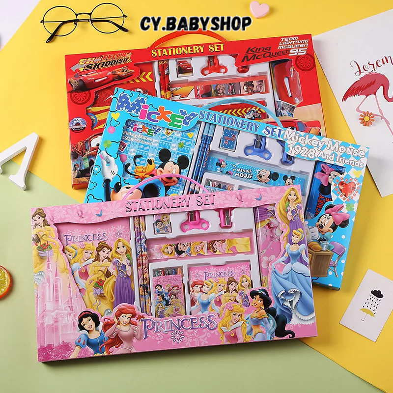 [FAST DELIVERY] 10 in 1 Stationary Cartoon Set Kids Stationery Kartoon ...