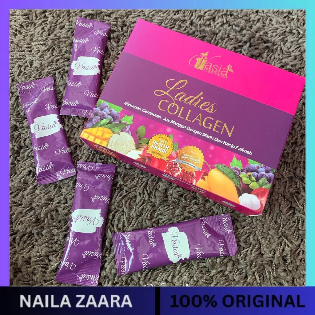 LADIES COLLAGEN V'ASIA SACHET ORIGINAL 13 SACHET | Shopee Malaysia