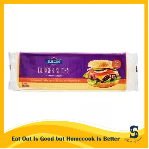 Emborg Burger Cheese Sliced Color 84PCS/PKT (Above RM130, JB: Free ...
