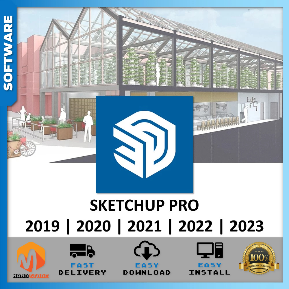 [PC SOFTWARE] SketchUp Pro 2019 | 2020 | 2021 | 2022 | 2023 PC Digital ...