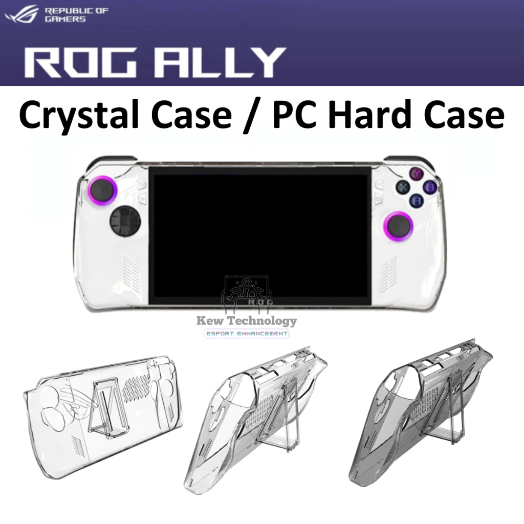 Asus ROG Ally Crystal Case Casing Cover ROG Ally Protective Case Stand ...