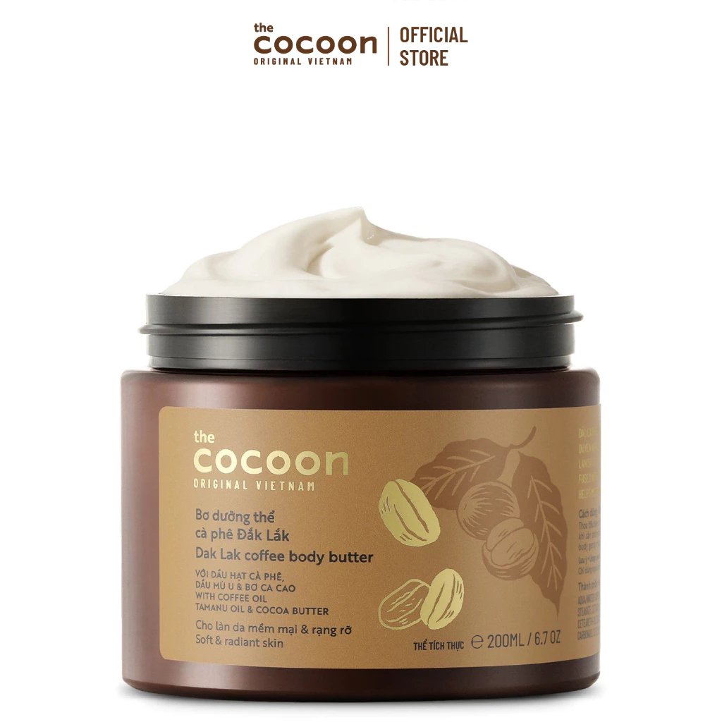 COCOON Dak Lak Coffee Body Butter (200ml) | Shopee Malaysia