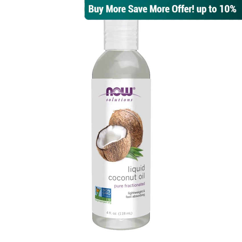Now Solutions, Liquid Coconut Oil, 4 fl oz (118 ml) | Shopee Malaysia
