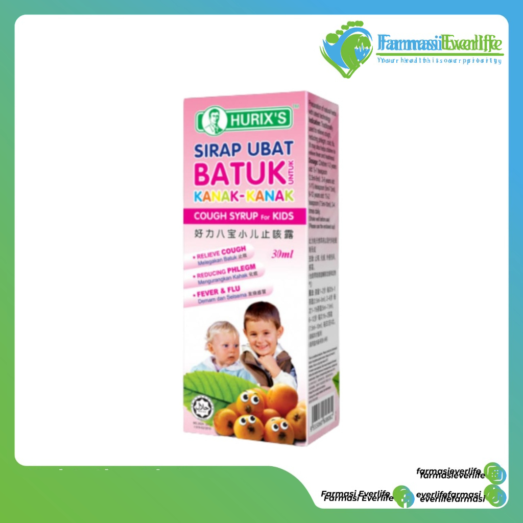 Hurix's Sirap Ubat Batuk Kanak-kanak ( 30ml/60ml ) | Shopee Malaysia