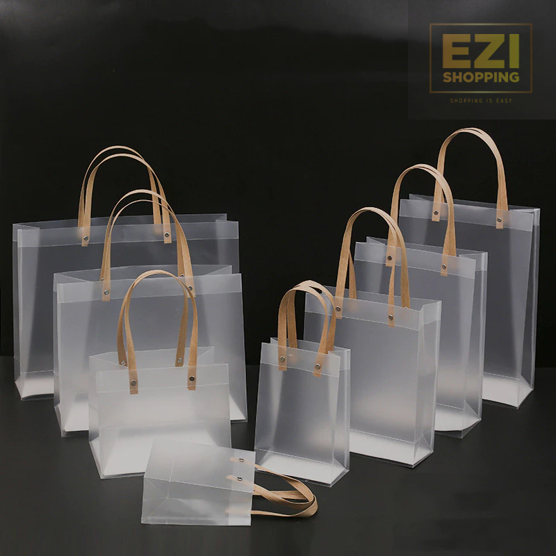 Frosted PP Tote Bag PVC Doorgift Bag Gift Bag Goodies Bag Wedding Beg ...