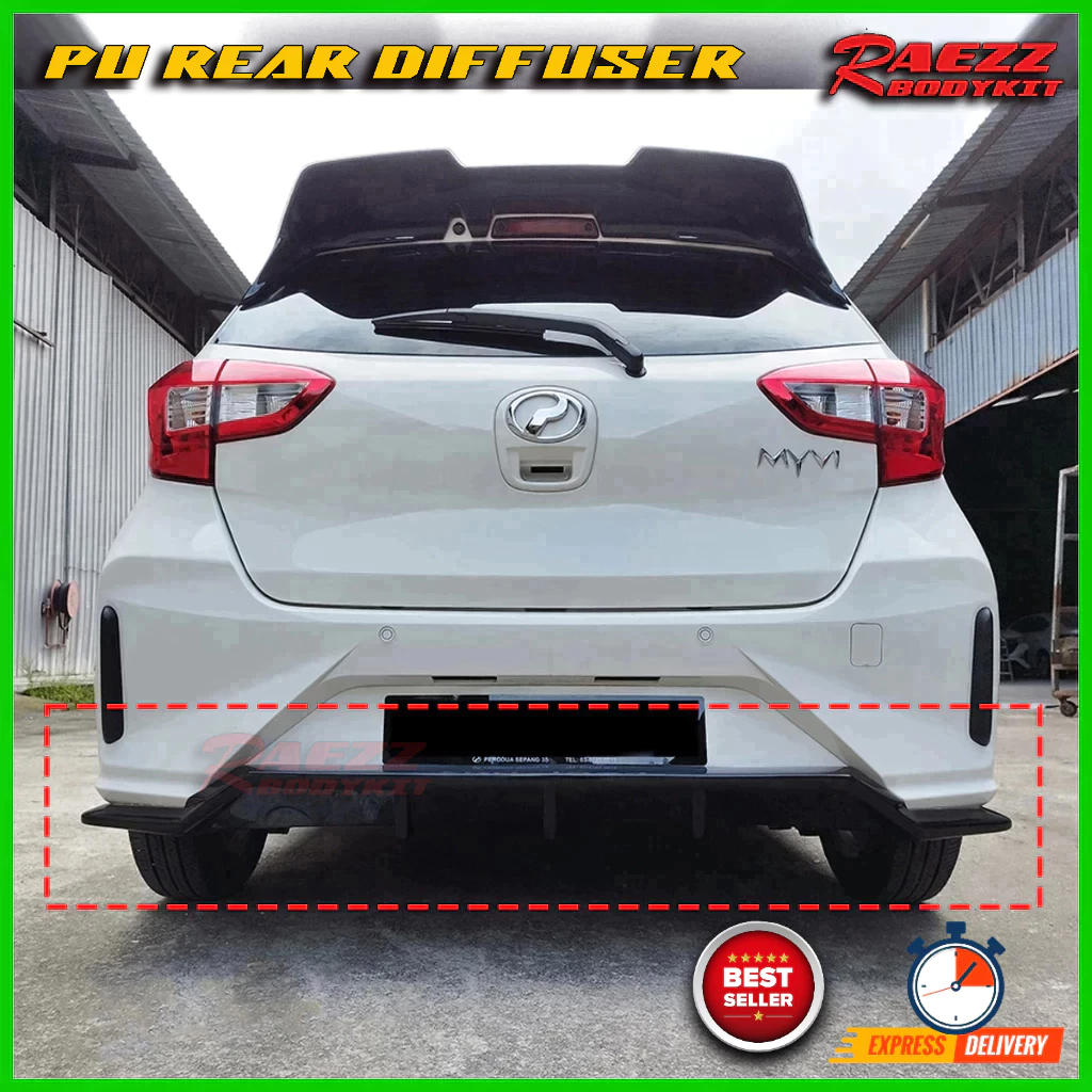 💥Ready Stock💥Perodua Myvi G3 Facelift **2022-2023** R-Design PU Rear ...