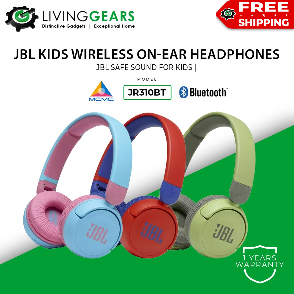 JBL Kids Junior Children On Ear Headphones With Safe Sound JR310 (Wired ...