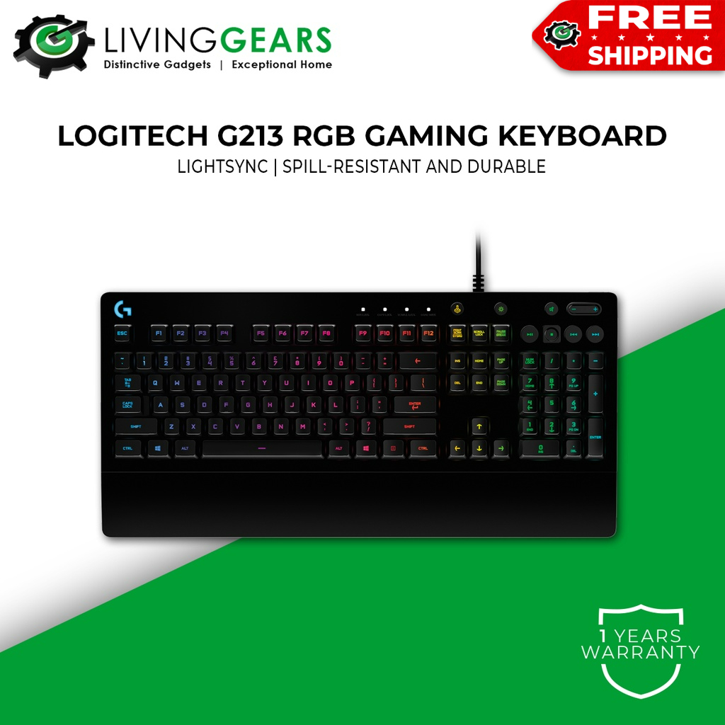 Logitech G213 Prodigy Spill Resistance RGB Gaming Keyboard/G300S G102 Gaming Mouse/G440 Gaming ...