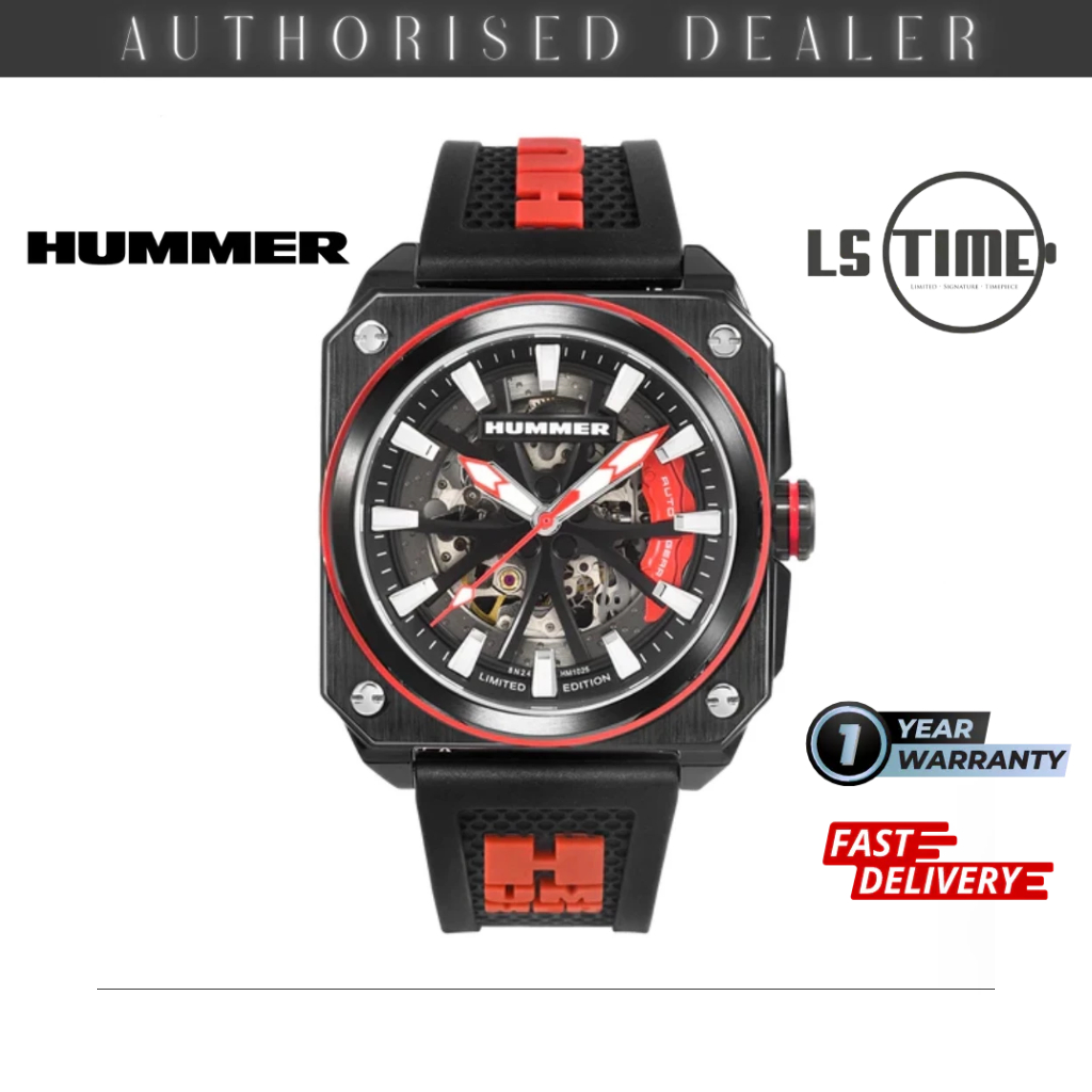 HUMMER LIMITED EDITION AUTOMATIC WATCH HM1025-1732LE (LS Time) | Shopee ...